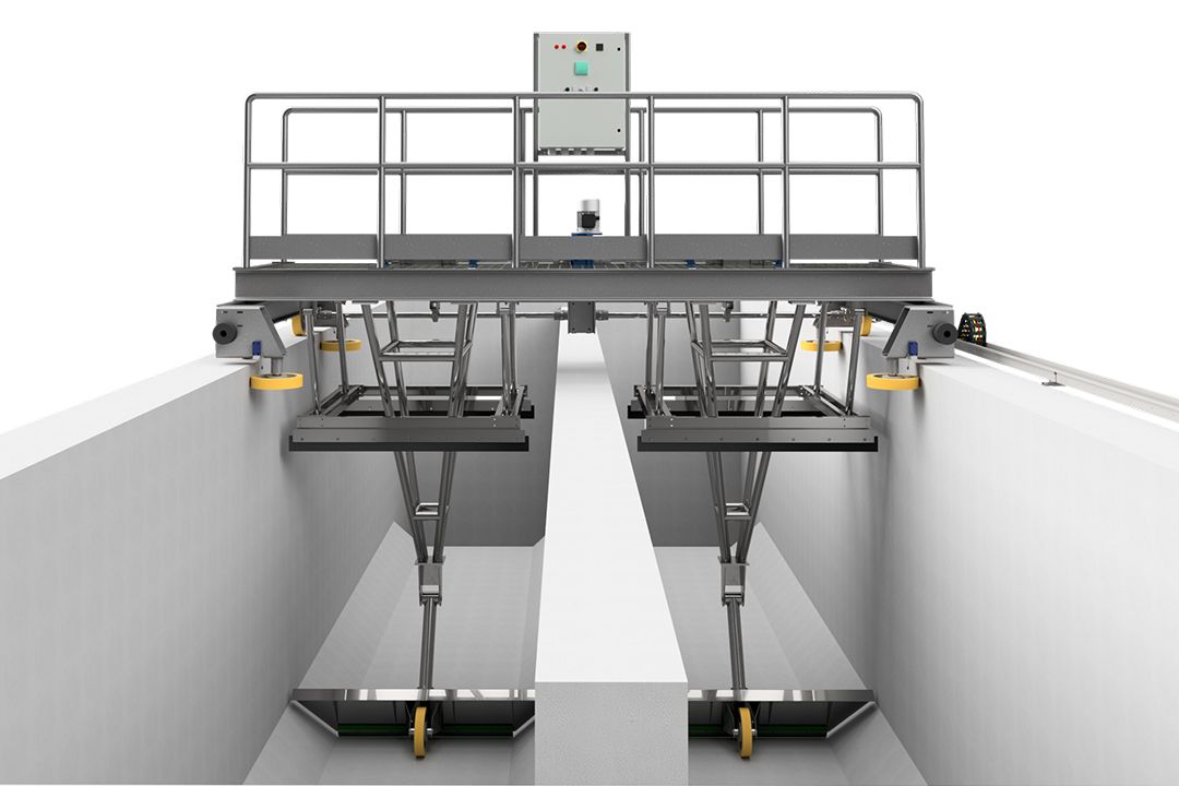 Longitudinal bridge scrapers | API S.p.a.